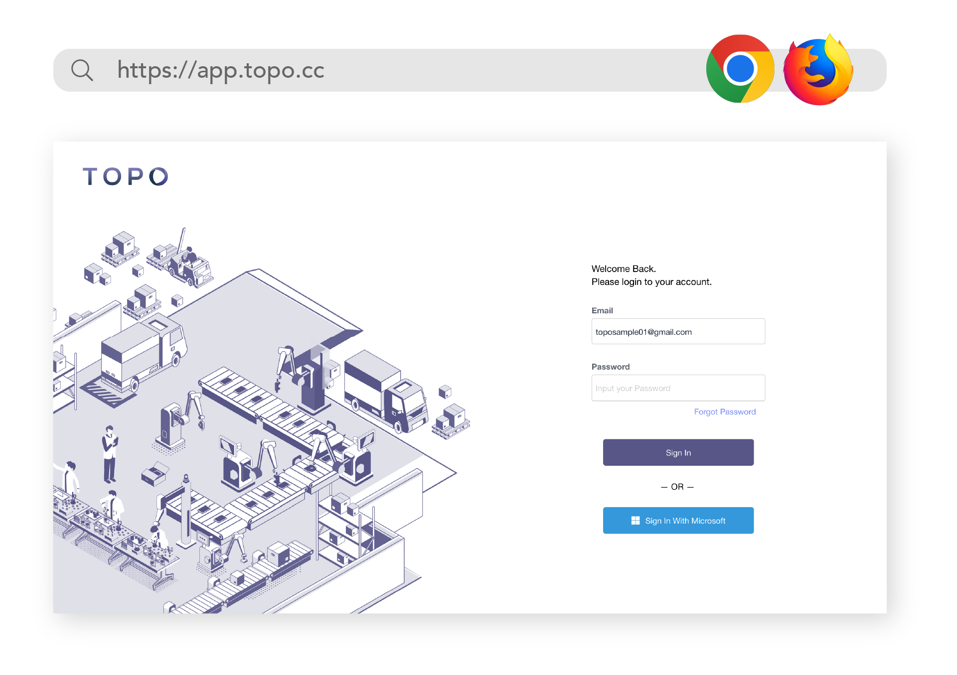 Reset your password – Topo Solutions